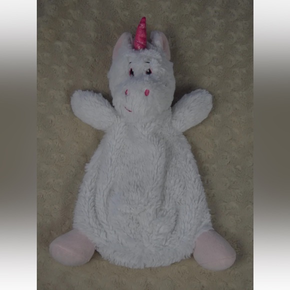 The Petting Zoo | Toys | The Petting Zoo White Unicorn Lovey Security ...